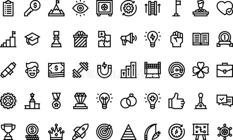 Motivation Icons High-Quality Vector Icons Collection with Editable ...