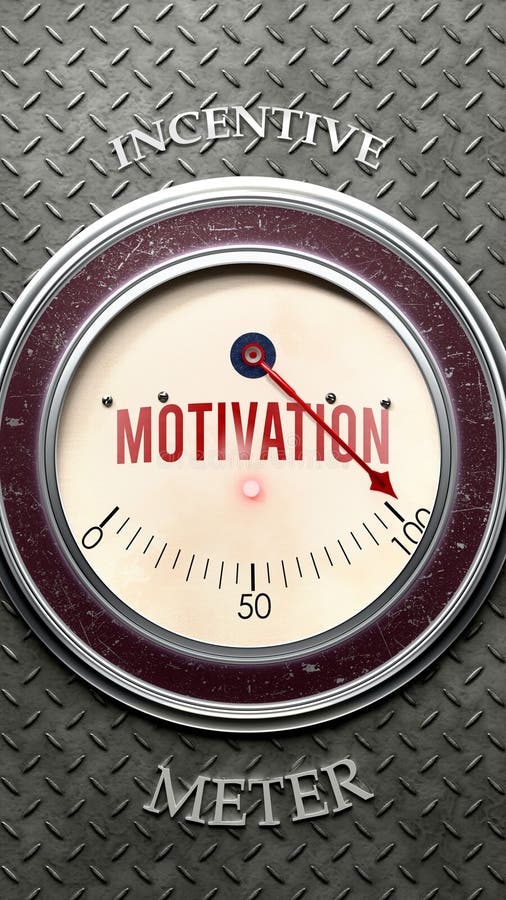 Motivation and Incentive that is Hitting a Full Scale, Showing a Very ...