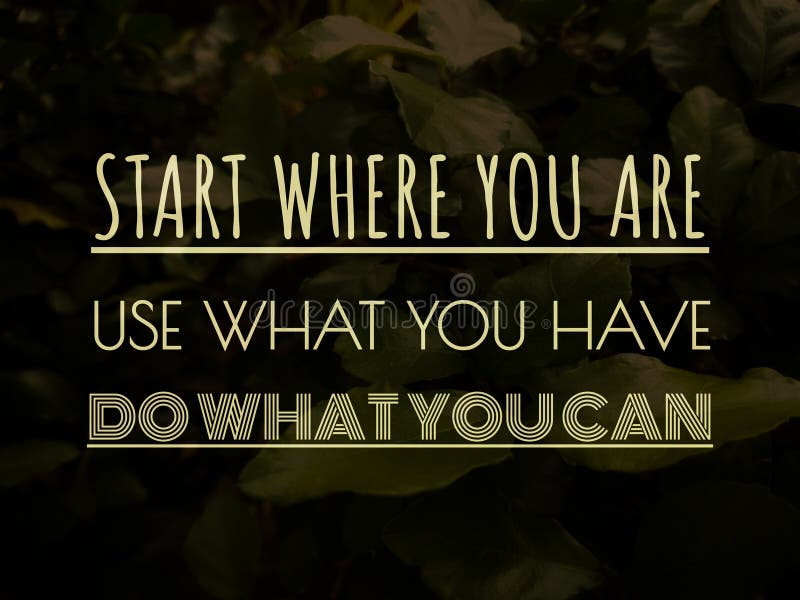 Motivation and Inspiration Quotes on Abstract Background. Stock ...