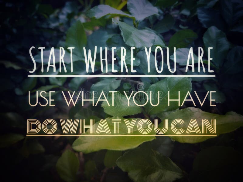 Motivation and Inspiration Quotes on Abstract Background. Stock ...