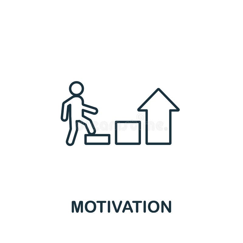 Motivation Vector Icon Symbol. Creative Sign From Business ...