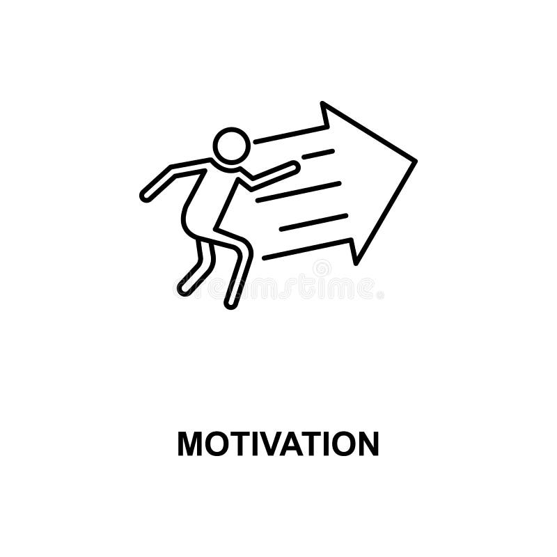 Motivation Line Icons Collection. Enthusiasm, Drive, Inspiration ...