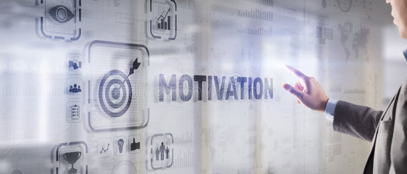 Motivation Personality Development Concept. Achieving Any Goals Stock ...