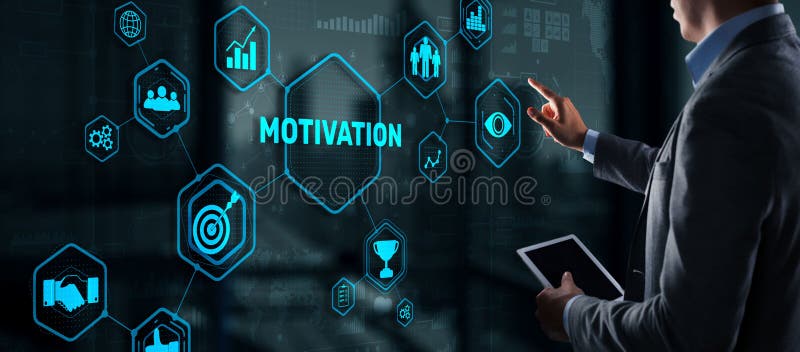 Motivation Personality Development Concept. Achieving Any Goals Stock ...