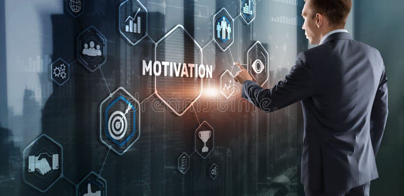 Motivation Personality Development Concept. Achieving Any Goals Stock ...