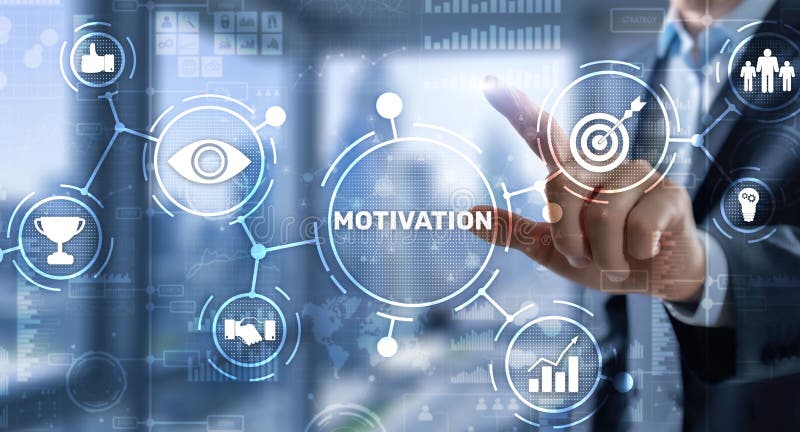 Motivation Personality Development Concept. Achieving Any Goals Stock ...