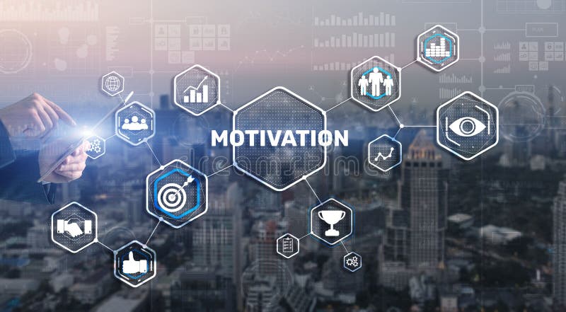 Motivation Personality Development Concept. Achieving Any Goals Stock ...