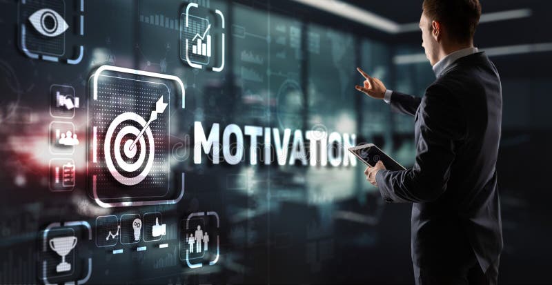 Motivation Personality Development Concept. Achieving Any Goals Stock ...