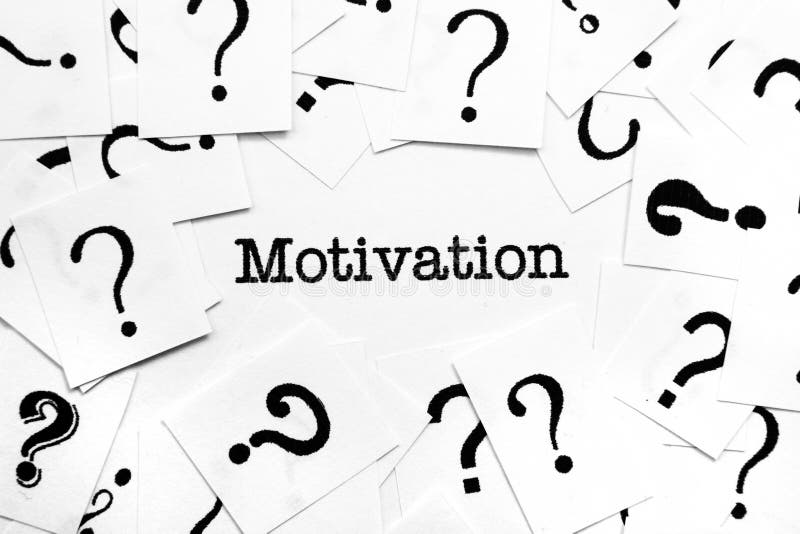 Motivation and Question Mark Stock Photo - Image of closeup, idea ...