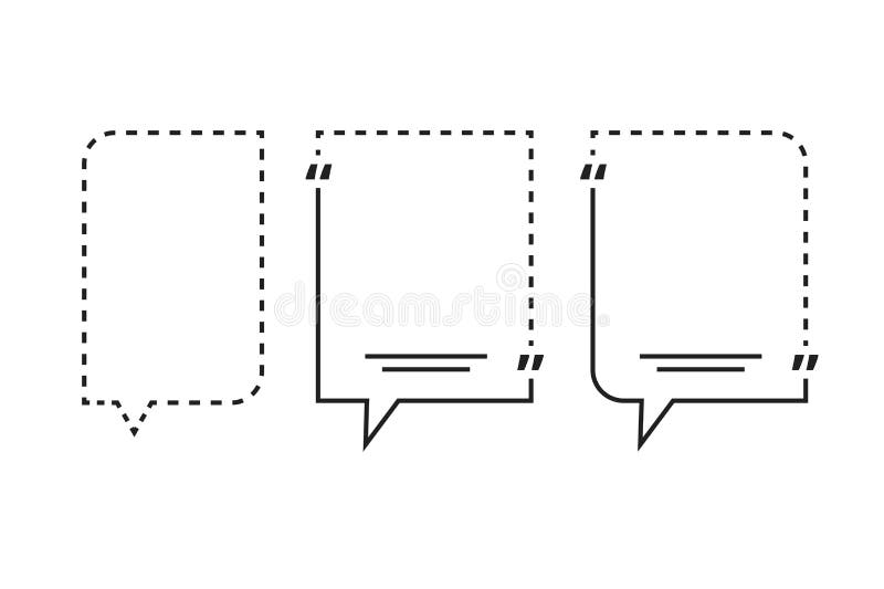 Motivation Quote Box Template with Editable Outline Stroke. Stock ...