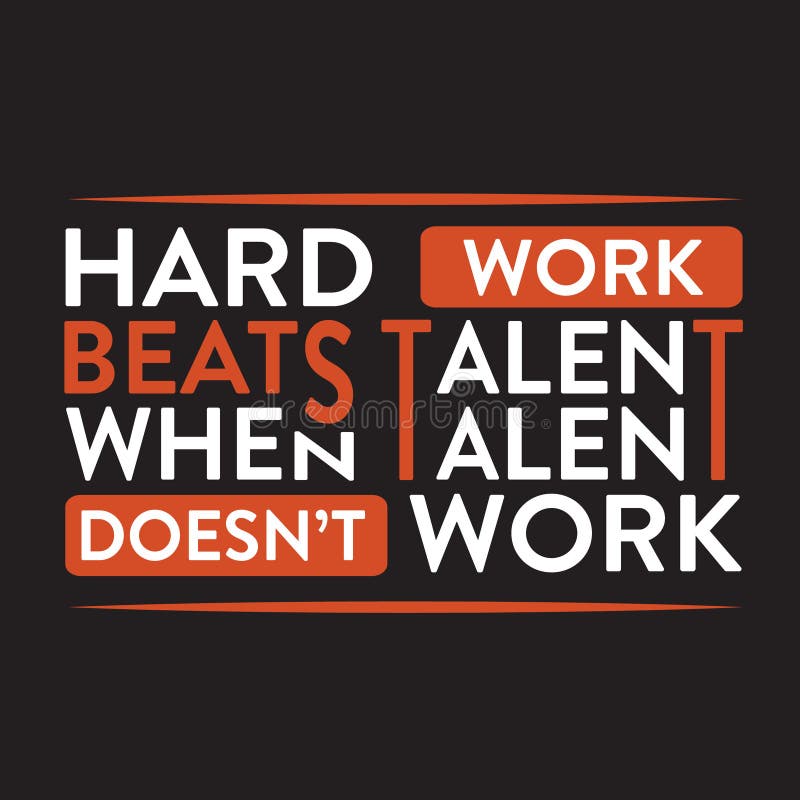 Motivation Slogan and Quote Good for Print or Tee Stock Illustration ...