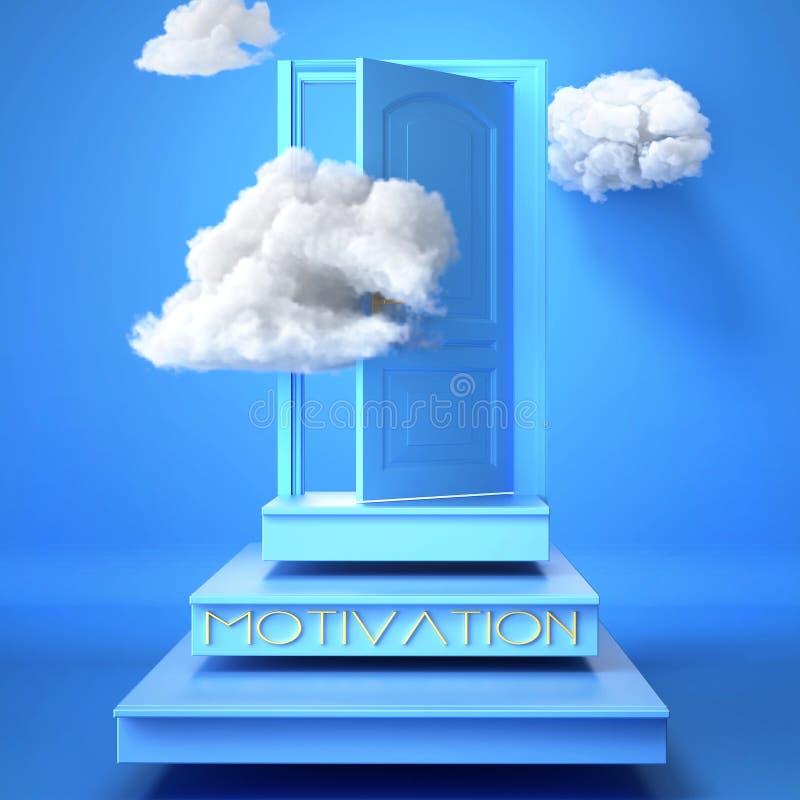 Motivation and Success, Progress and Effort - Concept 3d Render. Ideas ...