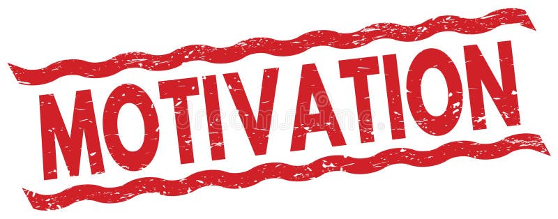 MOTIVATION Text on Red Lines Stamp Sign Stock Illustration ...