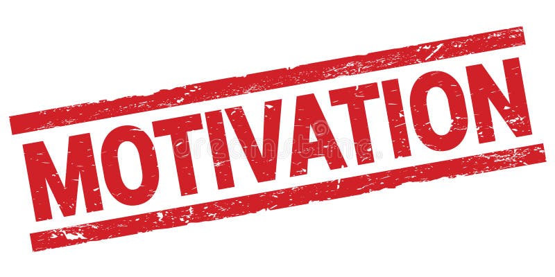 MOTIVATION Text on Red Rectangle Stamp Sign Stock Illustration ...