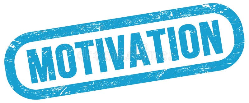 MOTIVATION, Text Written on Blue Stamp Sign Stock Illustration ...