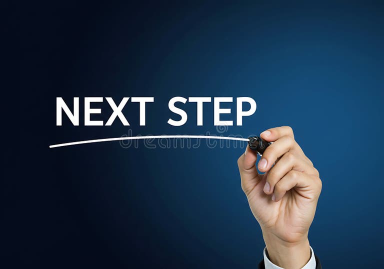 Motivational Handwriting Art for Next Step Forward Thinking Growth ...