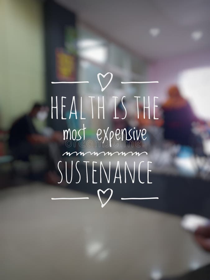 Motivational health quotes stock image. Image of blurred - 246513255