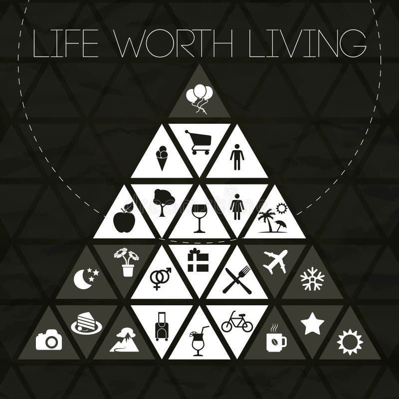 Motivational Icon Illustration about Life Stock Illustration ...