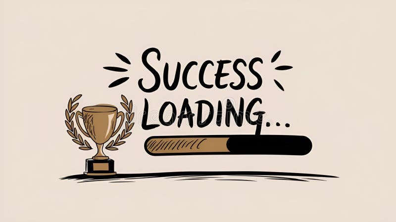 A Motivational Illustration with a Trophy with the Text Adventure ...