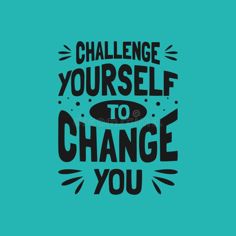 Motivational Quotes Lettering Typography Design. Lettering Hand Written ...