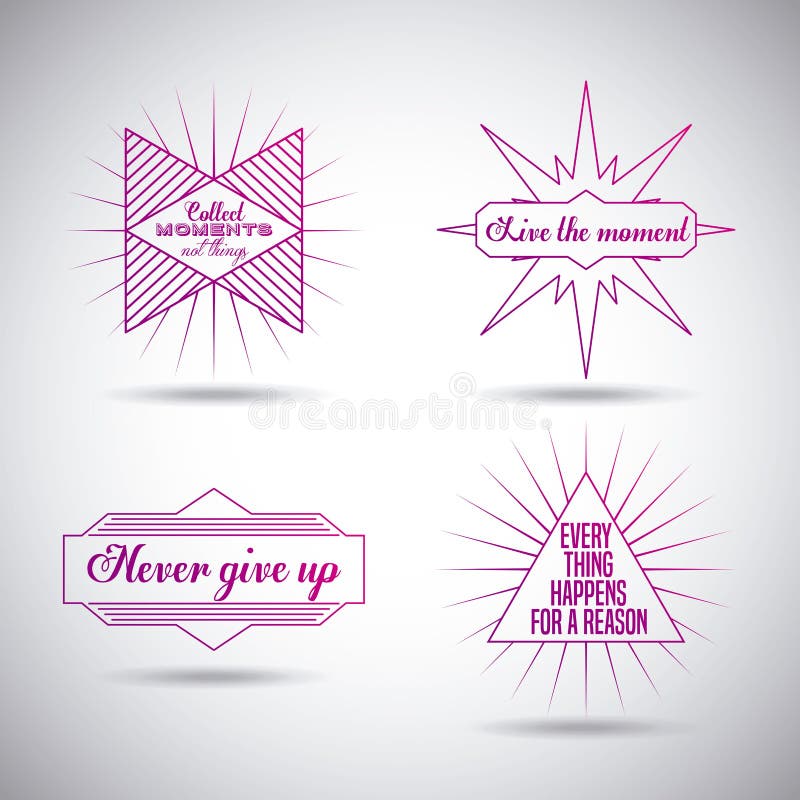 Motivational Message Design Stock Vector - Illustration of vector ...