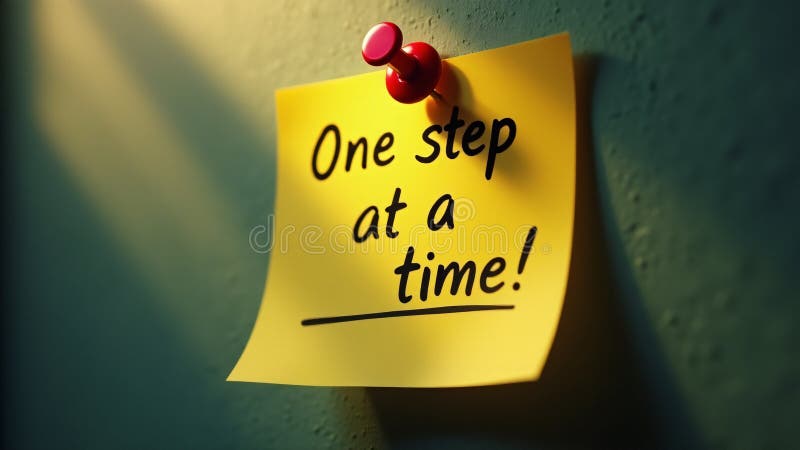 Motivational Note on Wall stock photo. Image of highlights - 345381854