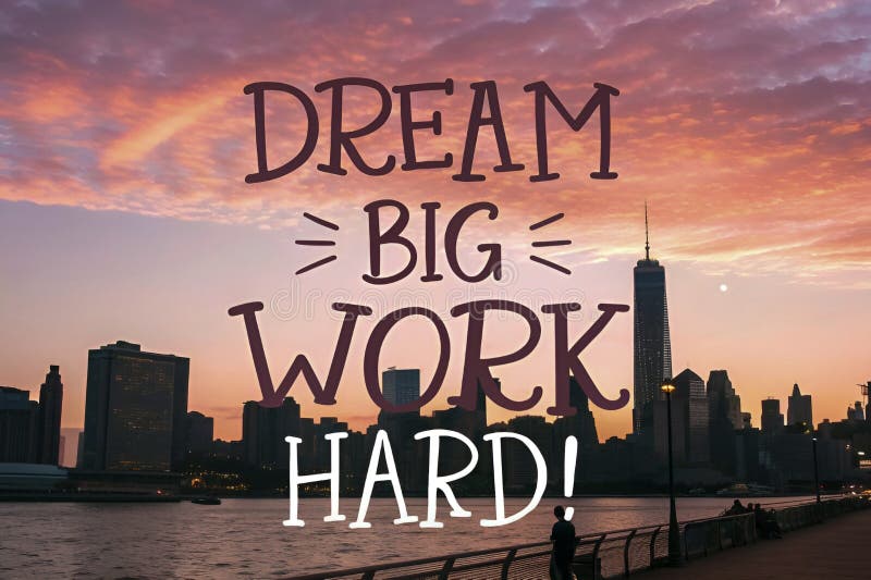 Motivational Quote. Generated Using AI. Stock Illustration ...