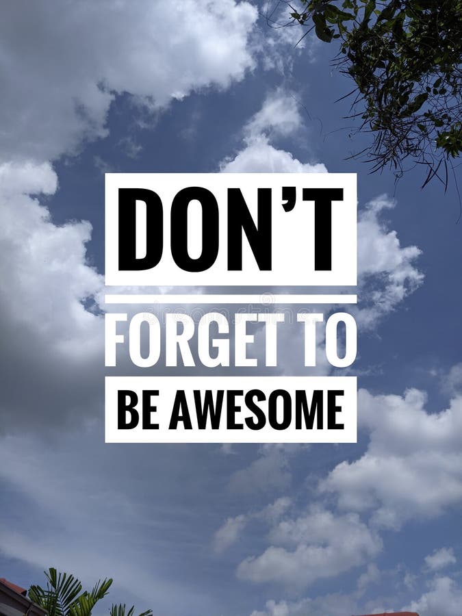 Motivational Quote about Life with Nature Background Stock Photo ...