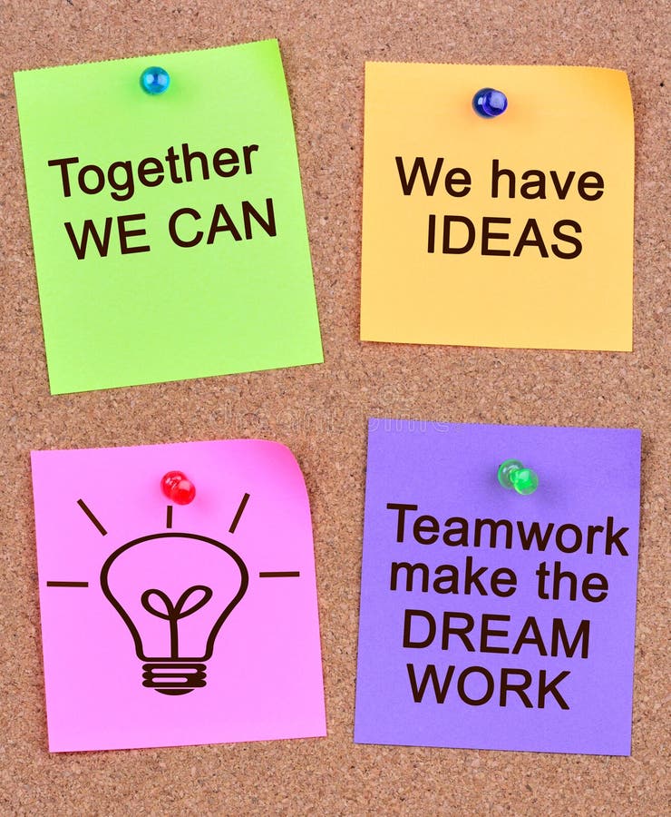 Motivational Quote on Notes Stock Photo - Image of notice, office: 82601958