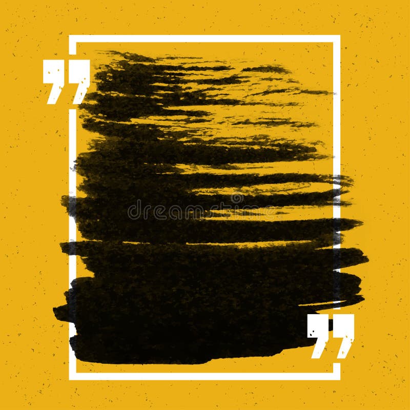 Motivational Quote Template. on Yellow Paper Texture Stock Vector ...