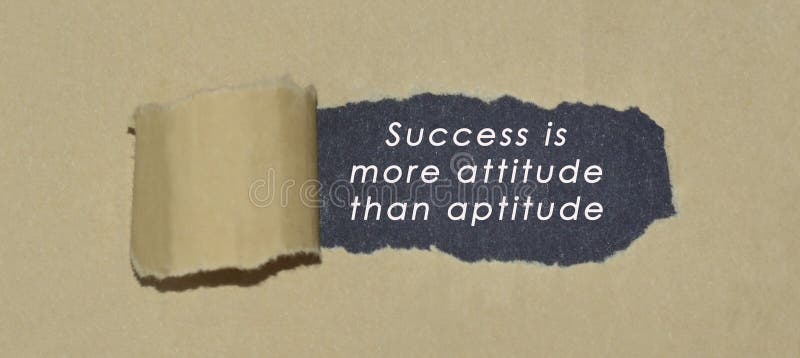 Motivational Quote Written on Brown Torn Paper Stock Photo - Image of ...