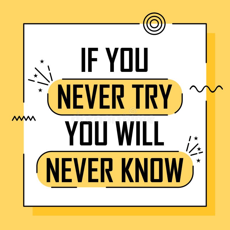 Motivational Quotes Poster Design Idea. Stock Vector - Illustration of ...