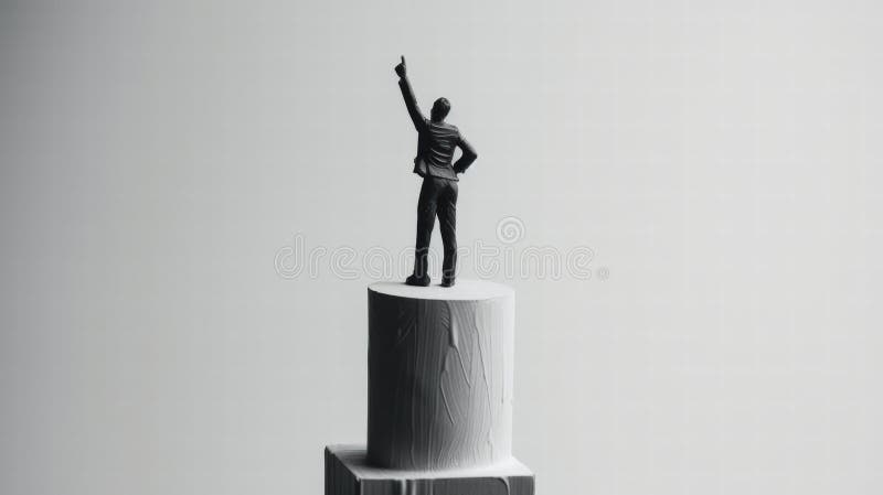 Motivational Visual Reflecting the Courage and Focus Needed To Achieve ...