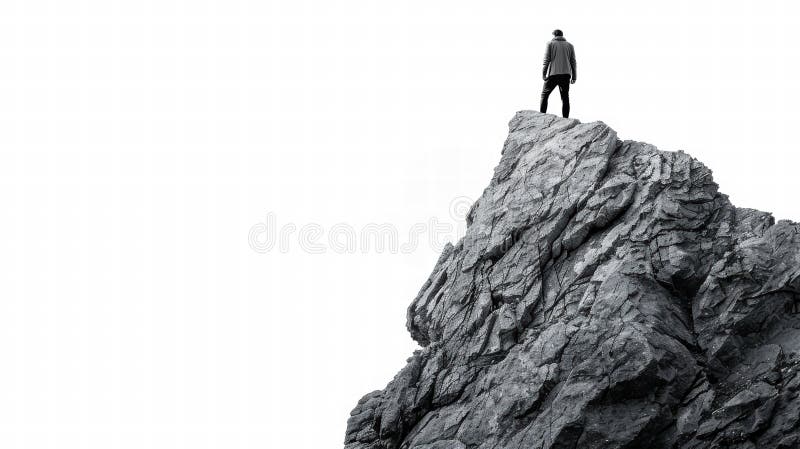 Motivational Visual Reflecting the Courage and Focus Needed To Achieve ...