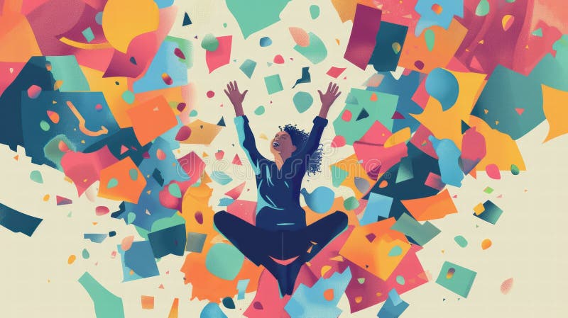 Motivational Visual Reflecting the Courage and Focus Needed To Achieve ...