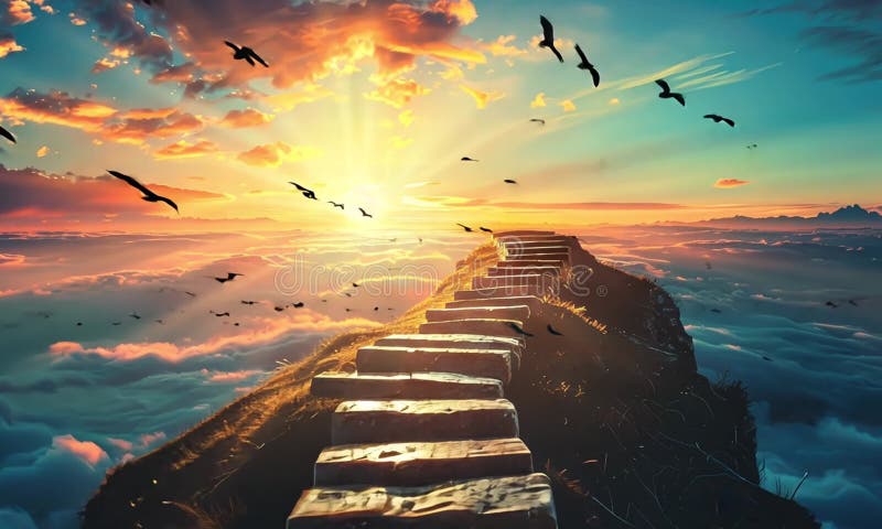 Motivational Visual Reflecting the Courage and Focus Needed To Achieve ...