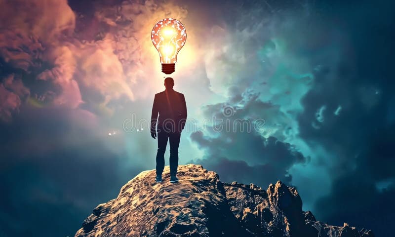 Motivational Visual Reflecting the Courage and Focus Needed To Achieve ...