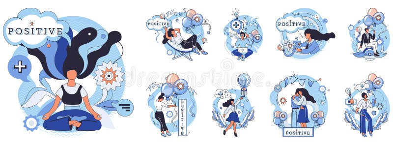 Motivational Visualization Positive Thinking and Personal Growth Stock ...