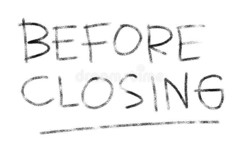 Before Closing stock illustration. Illustration of community - 238871786