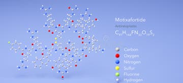 Motixafortide Molecule, Molecular Structures, Antineoplastic, 3d Model ...