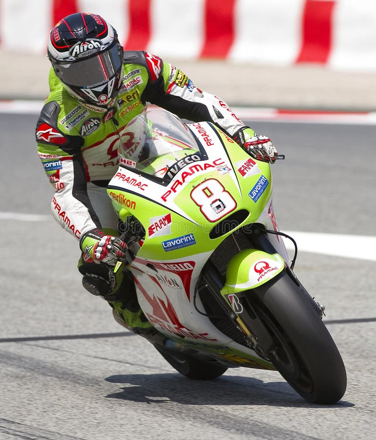 Hector Barbera Racing Catalonia Circuit Stock Photos - Free & Royalty ...