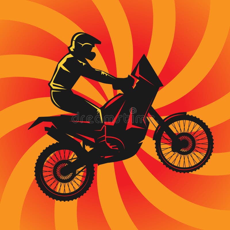 Motocross background stock vector. Illustration of extreme - 22563197