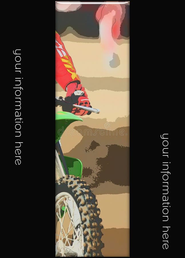MotoCross banner 010 stock image. Image of dade, dirt - 5601055