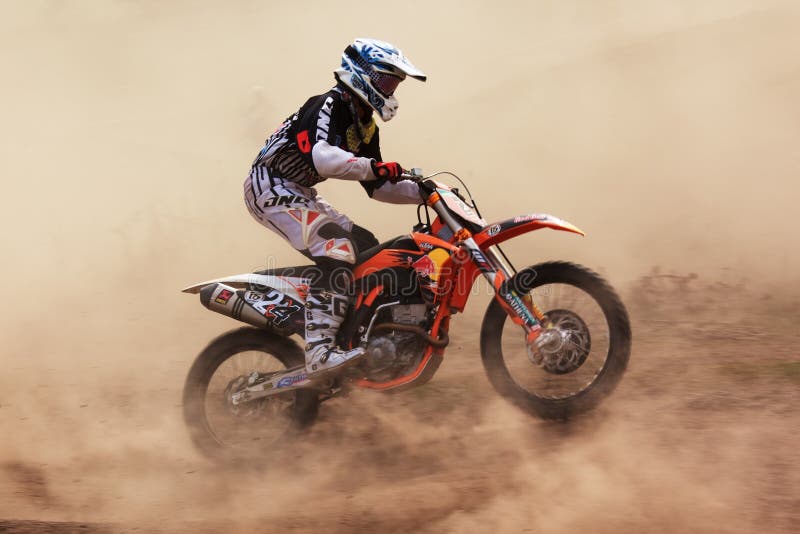 Motocross competition editorial stock image. Image of motor - 21821429
