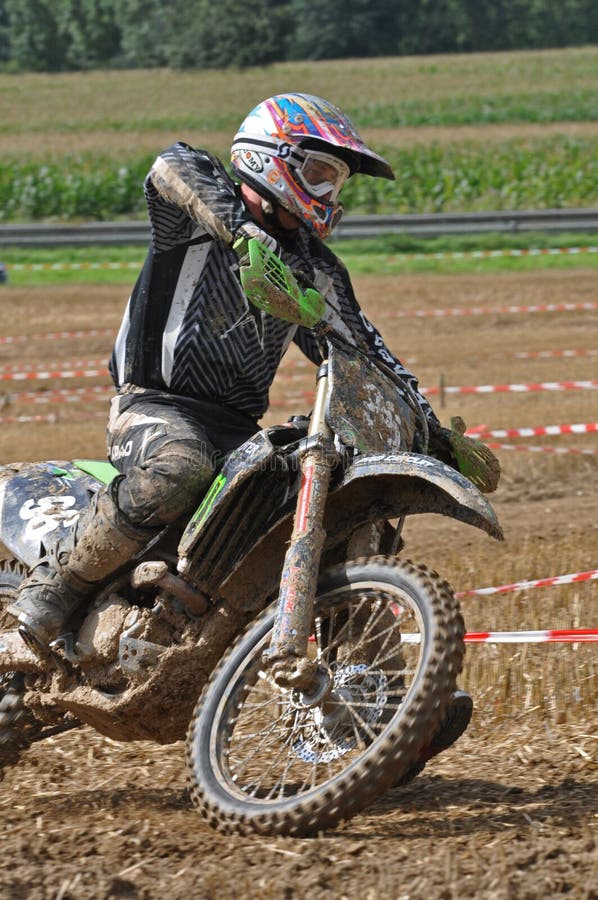 Motocross driver editorial stock photo. Image of dirt - 43823038