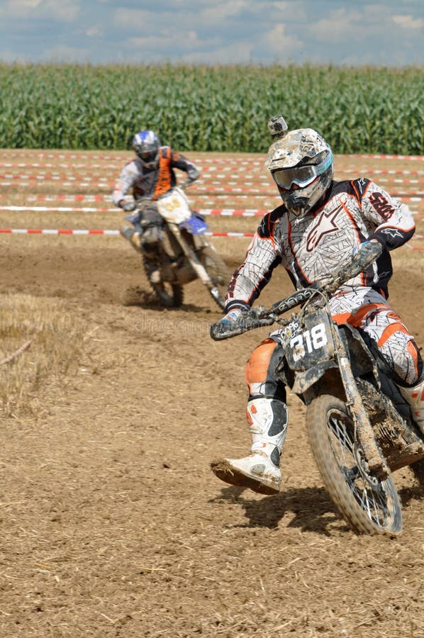 Racing Motocross drivers editorial stock image. Image of speed - 43823019
