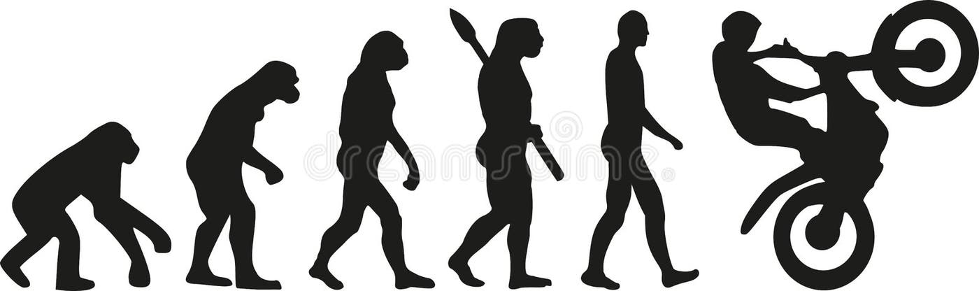 Motorcycle Evolution Stock Illustrations – 177 Motorcycle Evolution ...