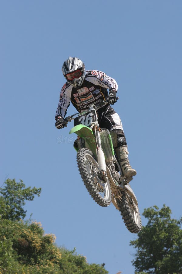 Motocross jump editorial stock image. Image of dirtbike - 8338899