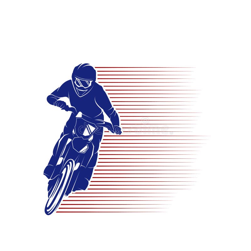Motocross Jump Logo Vector Motocross Freestyle Vector Stock Vector Illustration Of Action