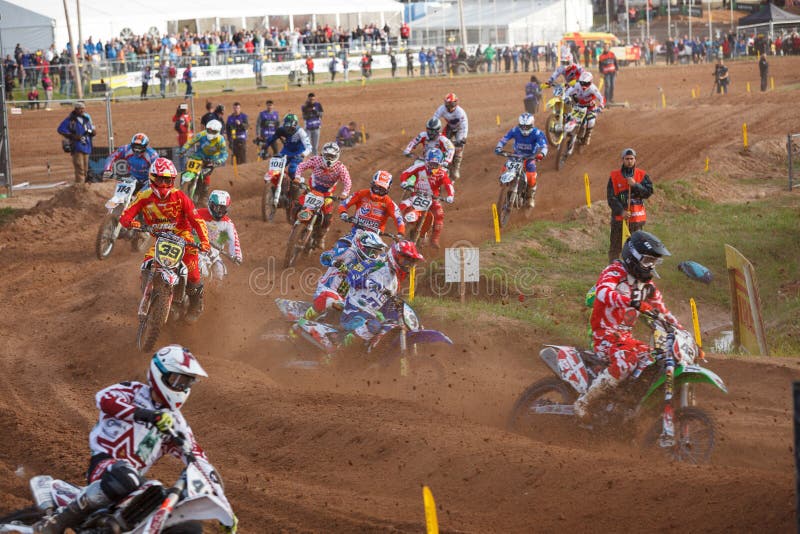 Motocross of Nations 2014 editorial image. Image of endurance - 45034270